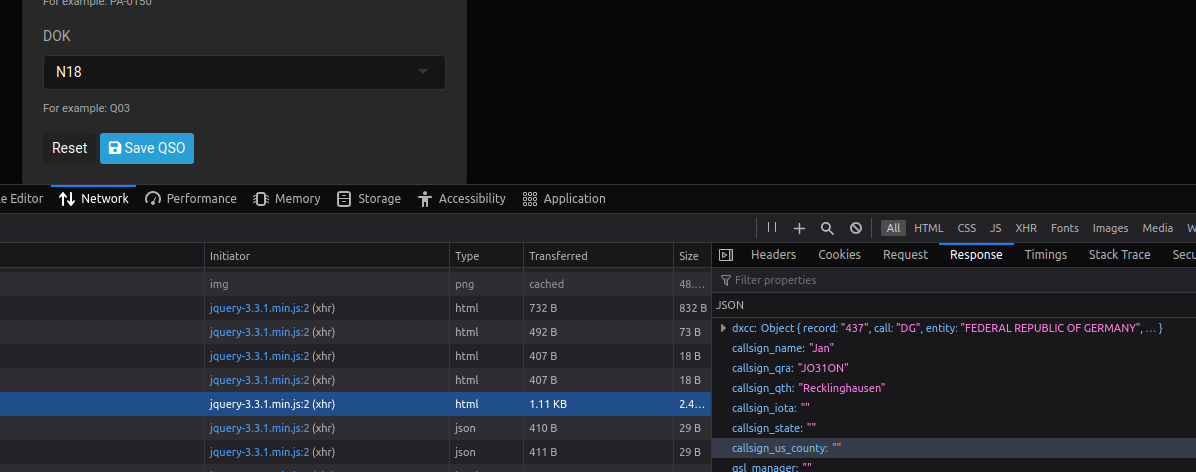 DOK field is sometimes not populated · Issue #1615 · magicbug/Cloudlog · GitHub