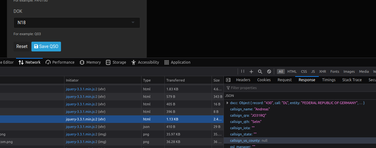 DOK field is sometimes not populated · Issue #1615 · magicbug/Cloudlog · GitHub