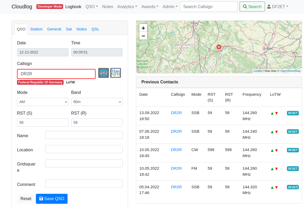 Feature Request: Show Frequency plus Band · Issue #1823 · magicbug/Cloudlog · GitHub
