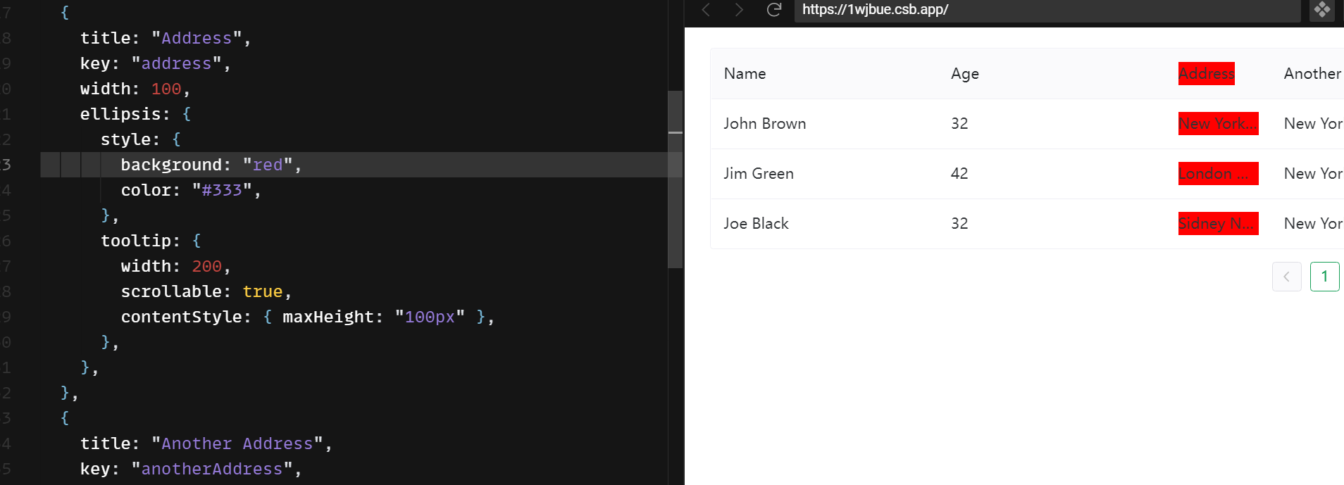 数据表格带提示的省略tootip对象中使用style改变tooltip样式时ts类型报错 · Issue #3854 · tusen-ai ...
