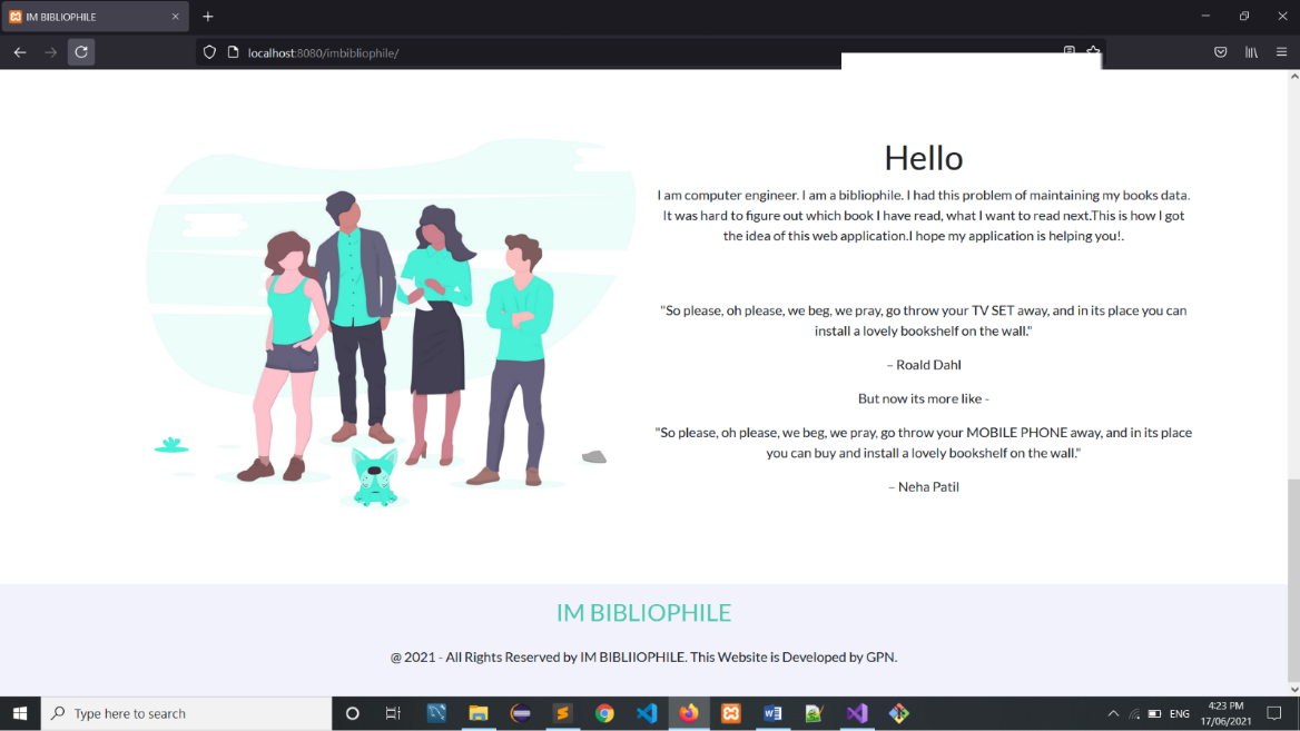 GitHub - NehaPatil104/IMBibliophile