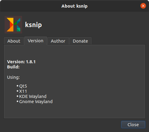 Flatpak and snap release 1.8.1 · Issue #579 · ksnip/ksnip · GitHub