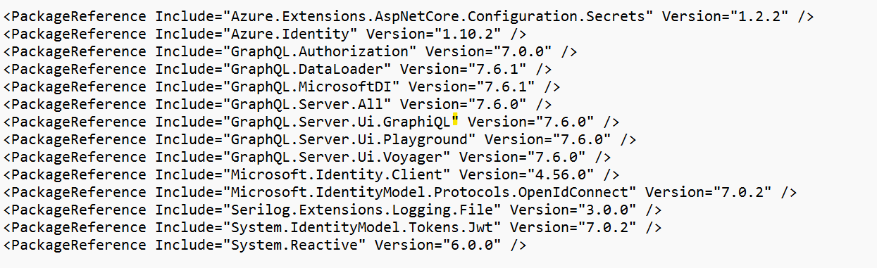 upgradation of api from 3.1 to 6.0 · Issue #3731 · graphql-dotnet/graphql-dotnet · GitHub