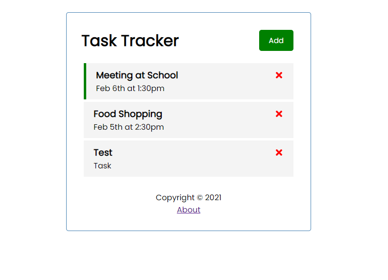 GitHub - Yusuf1n/react-task-tracker