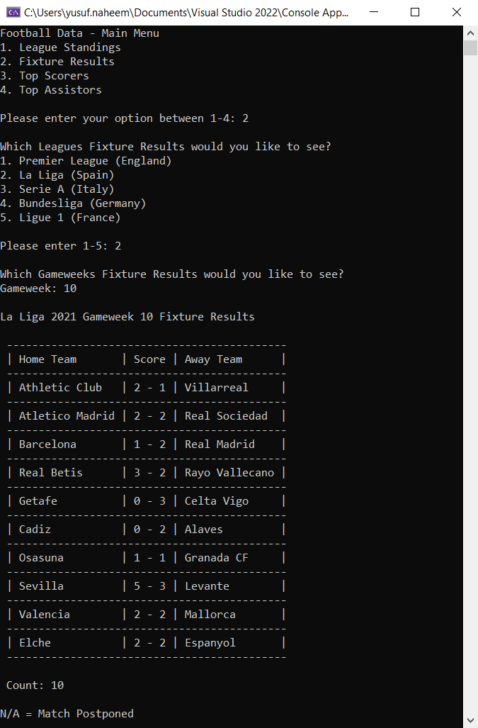 GitHub - Yusuf1n/FootballData