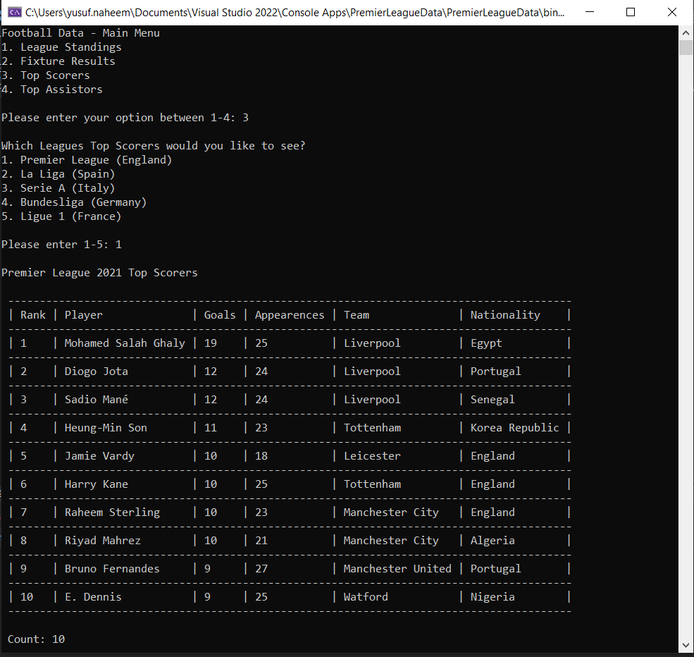 GitHub - Yusuf1n/FootballData