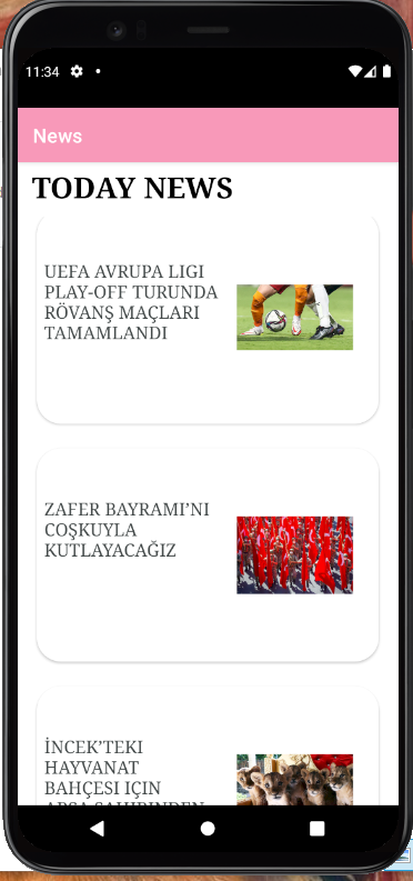 GitHub - humeyrapolat/NewsApp: In this application I used retrofit to get data from ınternet.And ...