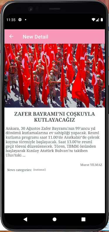 GitHub - humeyrapolat/NewsApp: In this application I used retrofit to get data from ınternet.And ...