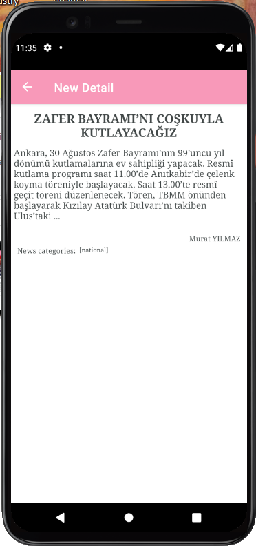GitHub - humeyrapolat/NewsApp: In this application I used retrofit to get data from ınternet.And ...