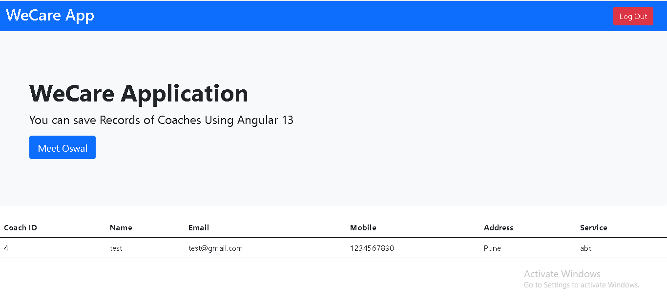 GitHub - MeetOswal/Angular_WeCare: Life Coach Project Where User can search About Coaches with ...