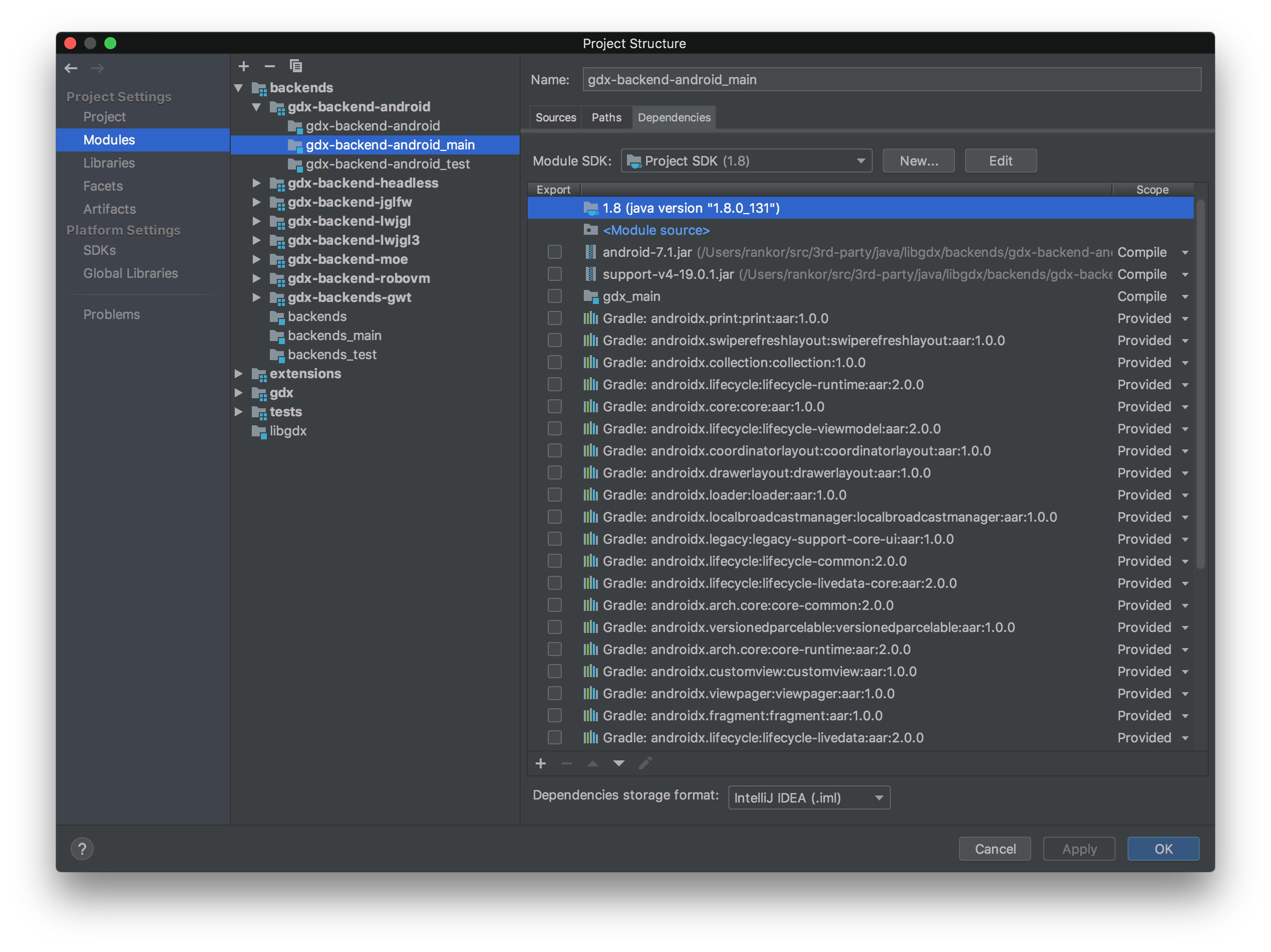 How to add Gradle AAR dependency to LibGDX? · Issue #5441 · libgdx/libgdx · GitHub