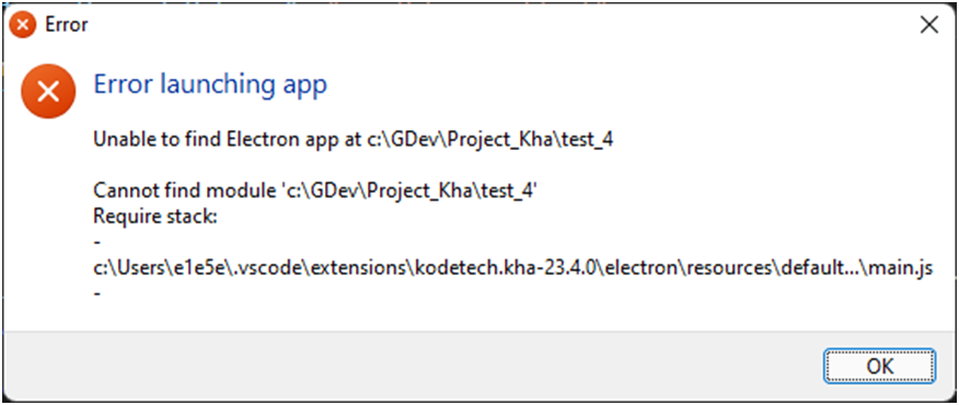 Error while performing the task · Issue #41 · Kode/vscode-kha · GitHub