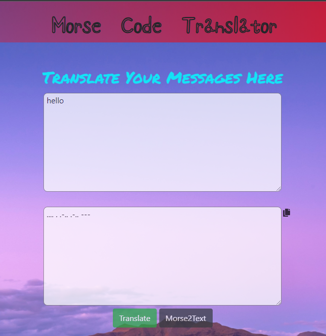 GitHub - KayT98/MorsecodeTranslator