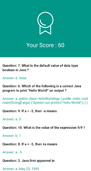 GitHub - taybulislam7/Online_Quiz_Android_Application