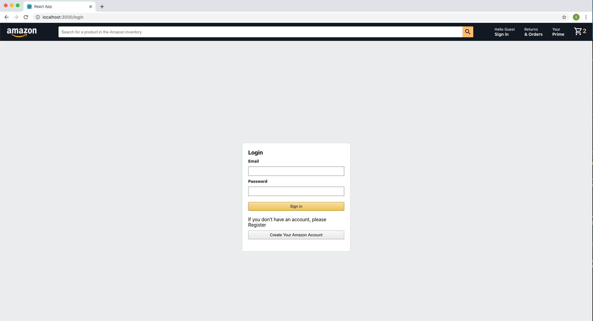 Github Sudmon200amazon Ecommerce Clone Amazon E Commerce Clone