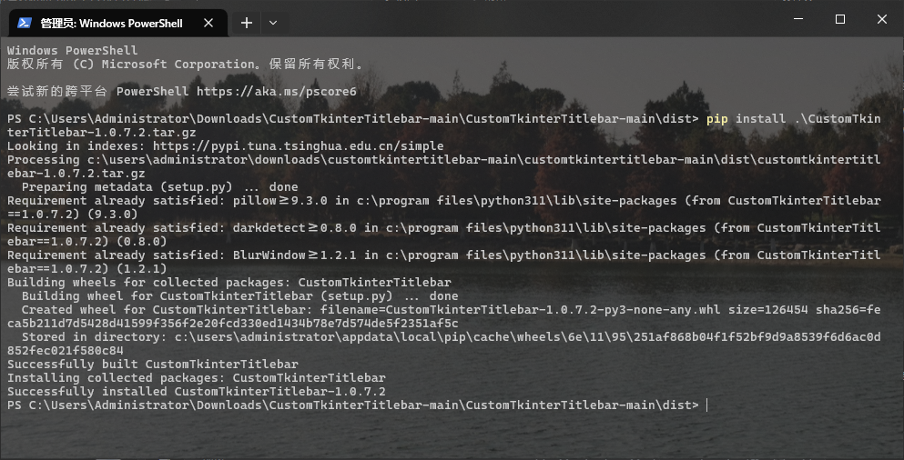 Get ready for upload this .proj to PYPI · Issue #18 · littlewhitecloud/CustomTkinterTitlebar ...