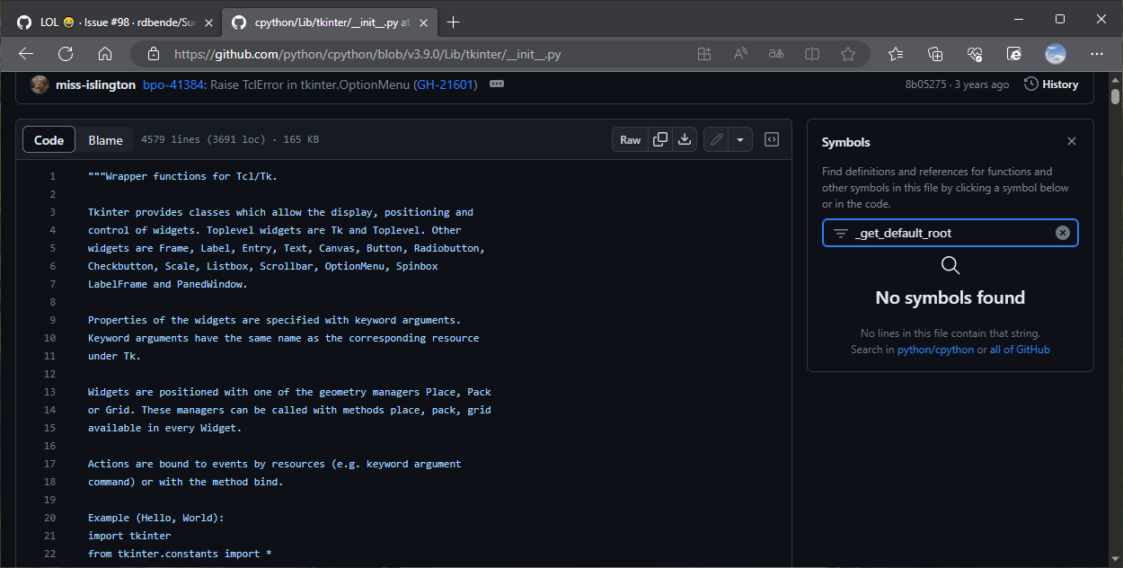 module 'tkinter' has no attribute '_get_default_root' · Issue #98 · rdbende/Sun-Valley-ttk-theme ...