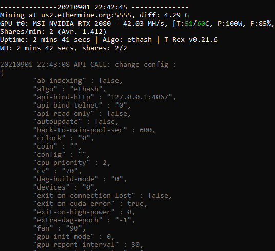 Adjusting fan speed over HTTP API · Issue #605 · trexminer/T-Rex · GitHub
