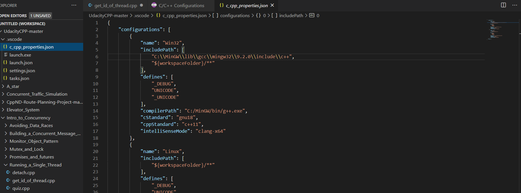 Chunk of Thread header Inactive and can't be accessed · Issue #6120 · microsoft/vscode-cpptools ...