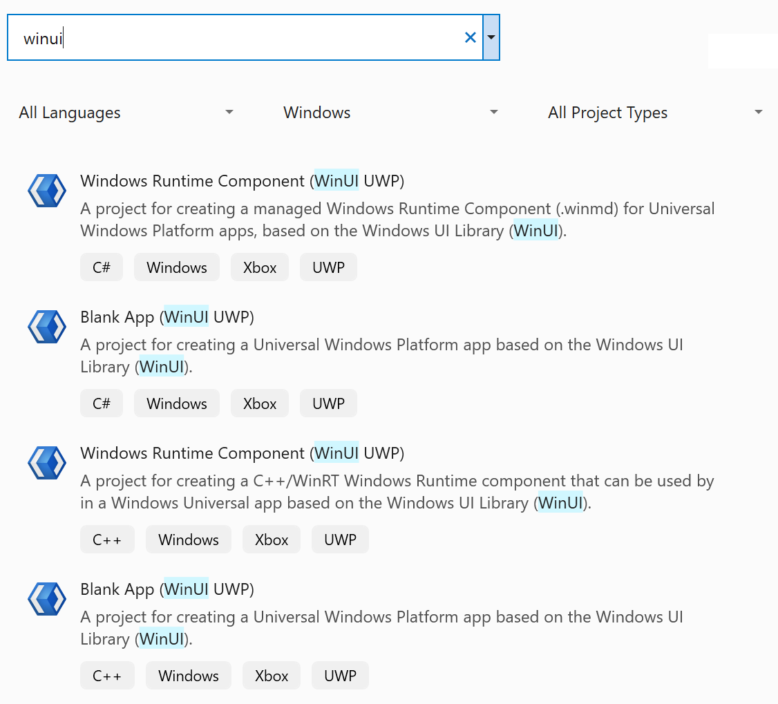 Proposal: WinUI 3.0 - VS template descriptions for Windows Runtime Components · Issue #1533 ...
