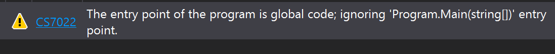 Top-level Program and Second Main Method · Issue #3799 · dotnet/csharplang · GitHub