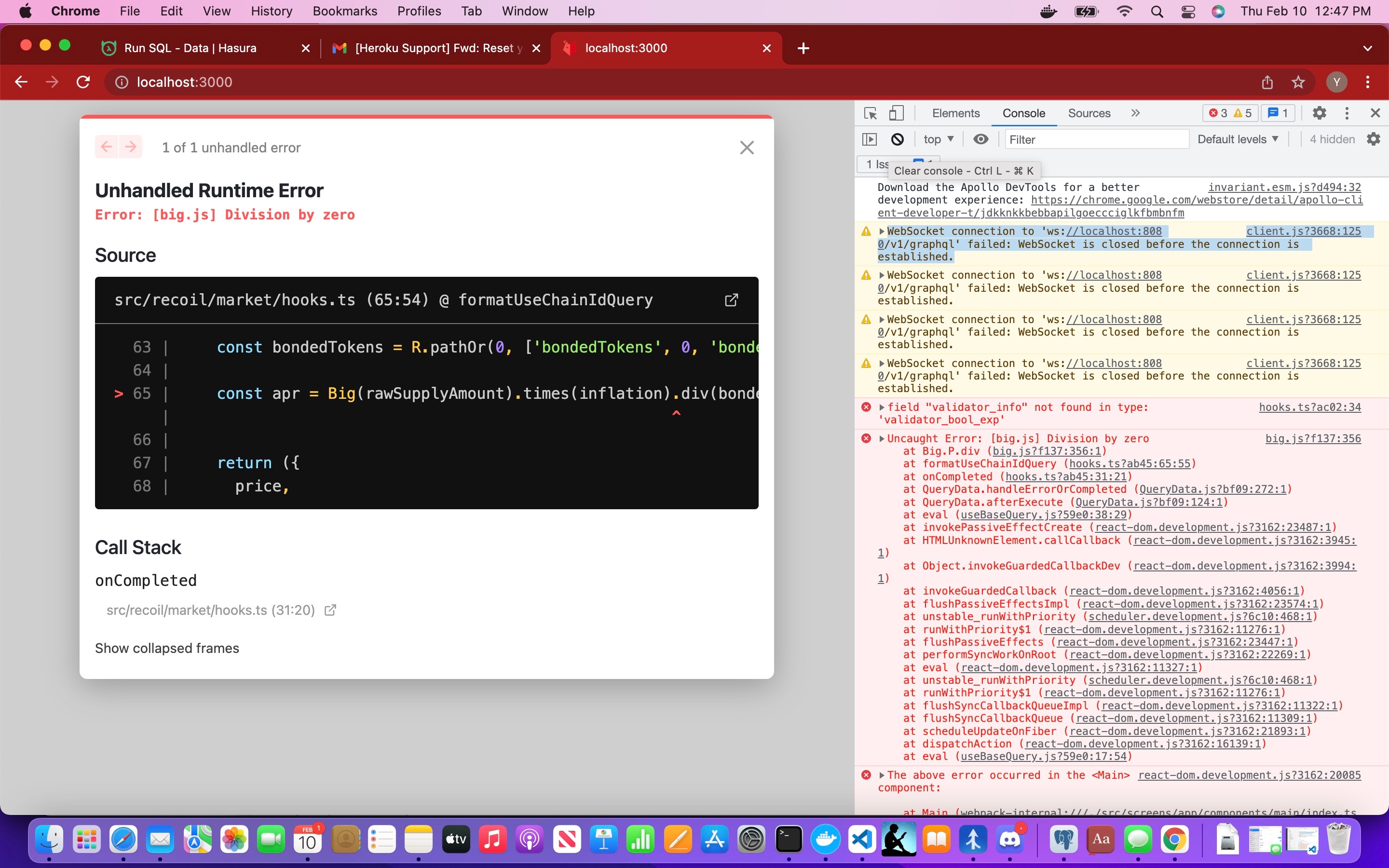 Websocket connection fails · Issue #693 · forbole/big-dipper-2.0-cosmos · GitHub