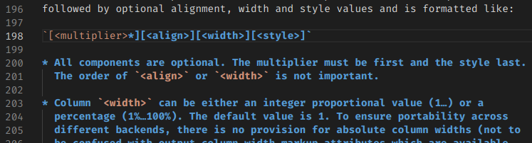 Asterisk sometimes not ignored in monospace for VSCode syntax highlighting · Issue #453 ...