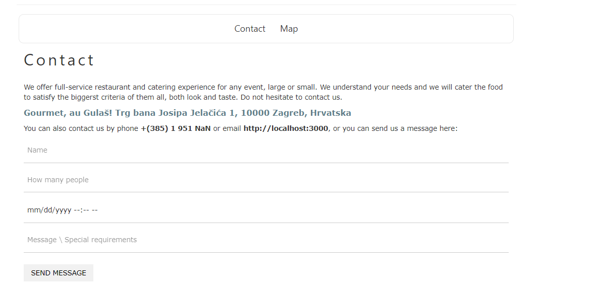 GitHub - blevajac/React-SPA-RestaurantWebApp