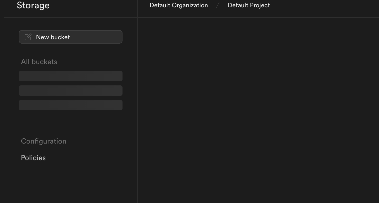 Supabase self host storage buckets alway loading · Issue #15385 · supabase/supabase · GitHub