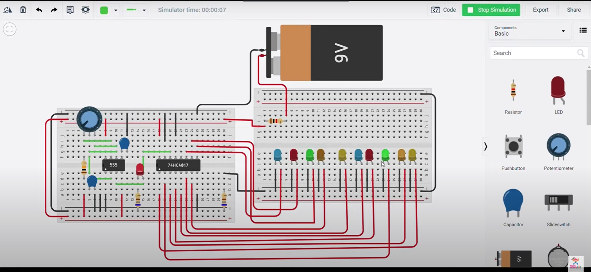 GitHub - ponpriyavengatachalam/LED-CHASER-CIRCUIT-DESIGN---TINKERCAD ...