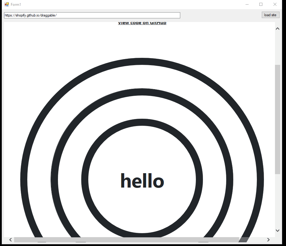 Drag and drop, resize do not work in a Web Browser control aka MSHTML Control aka web viewer ...