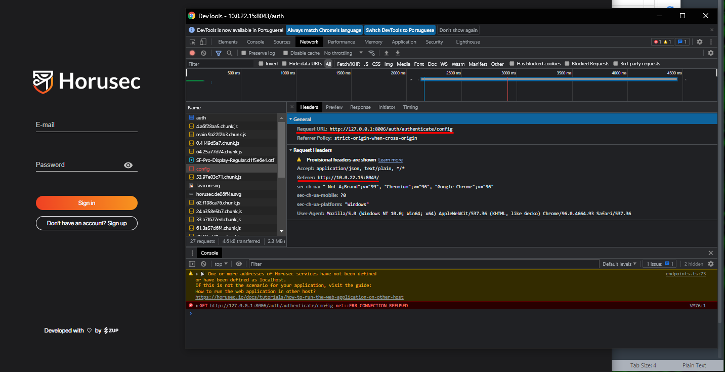 web application does not work when deploying without localhost · Issue #958 · ZupIT/horusec · GitHub