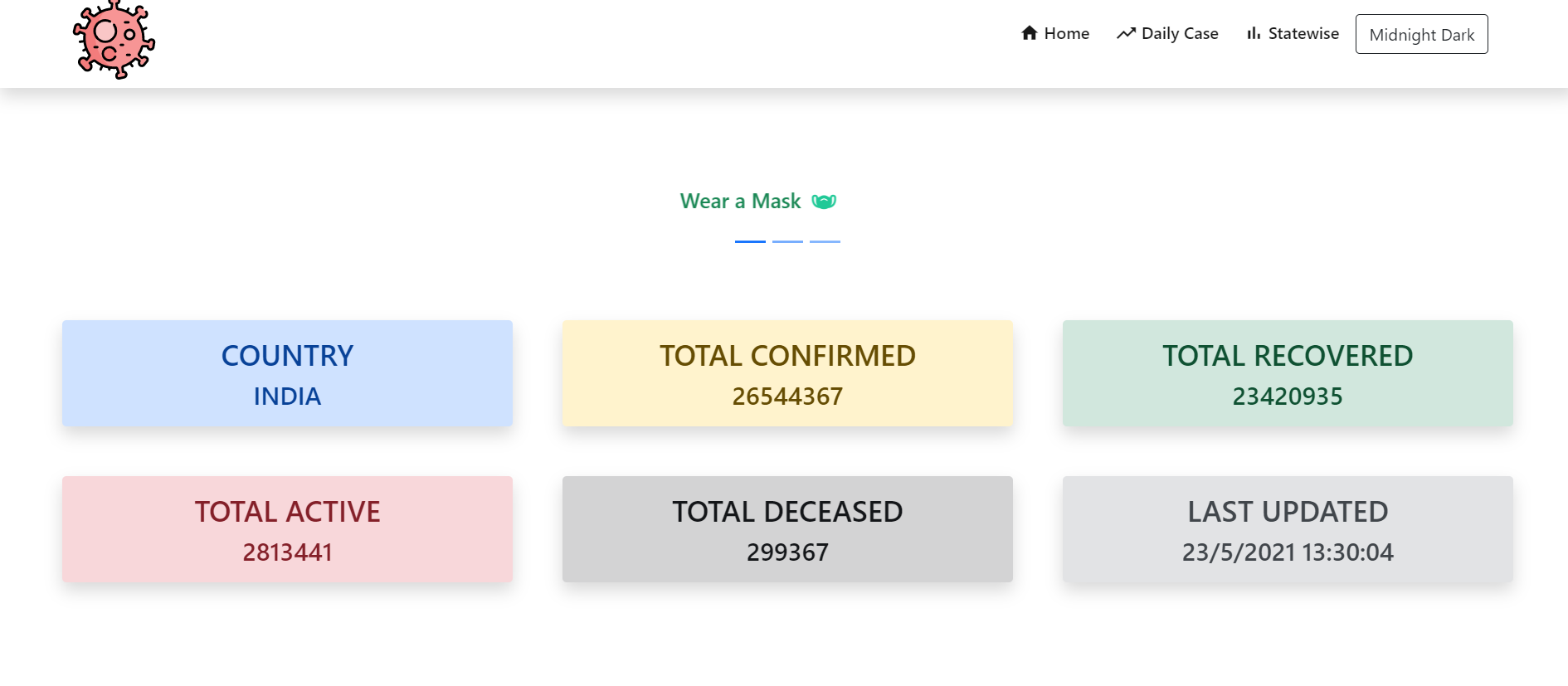 GitHub - sauravkr818/covid19: A web app for COVID-19