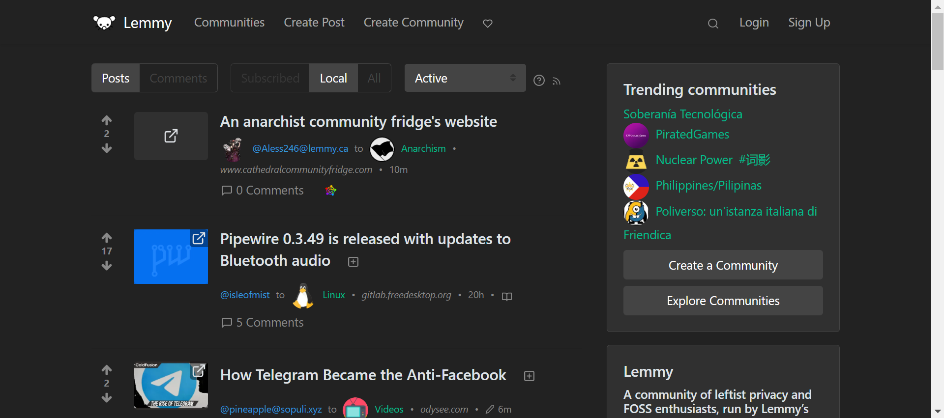 Margin change(UI modification) · Issue #605 · LemmyNet/lemmy-ui · GitHub