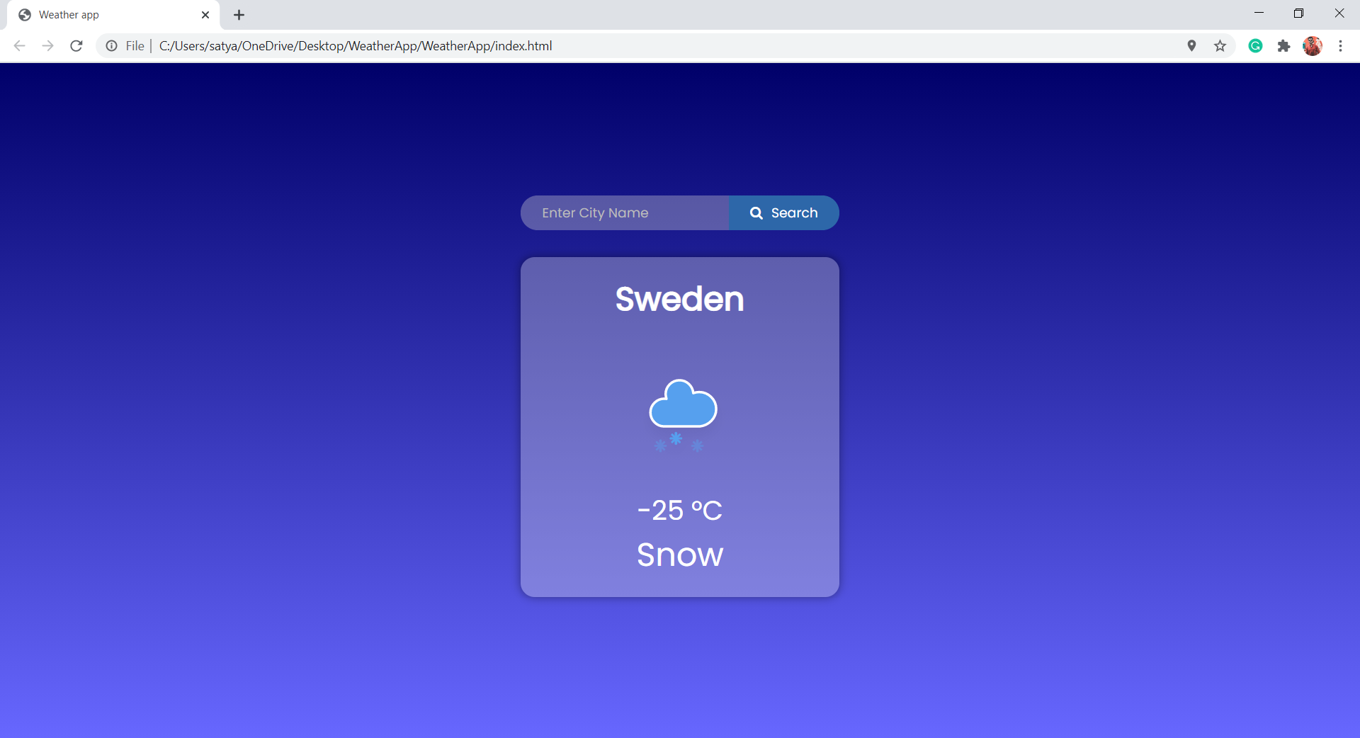 GitHub - Satyamkr20/Present-Weather-app: weather app with new features ...