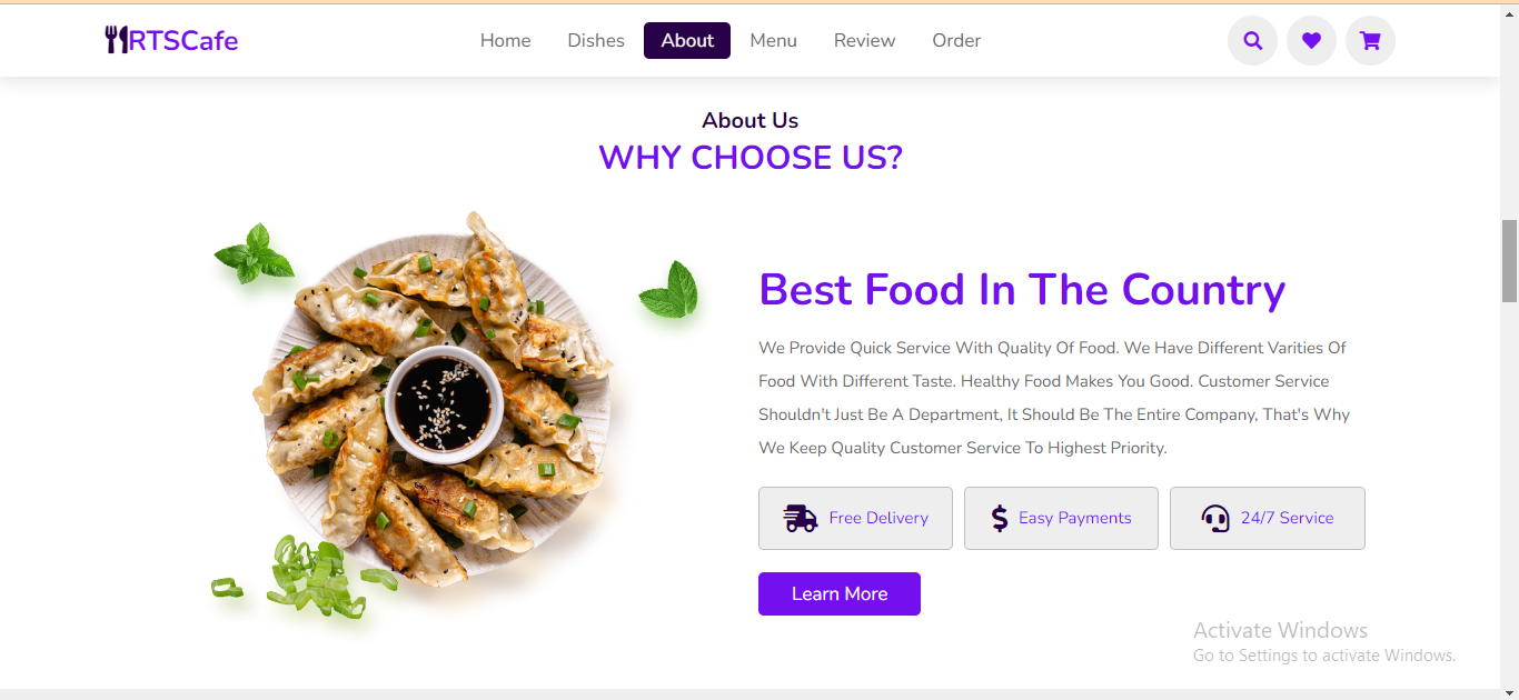 GitHub - uniquesp/Cafe_Website: Frontend of Website