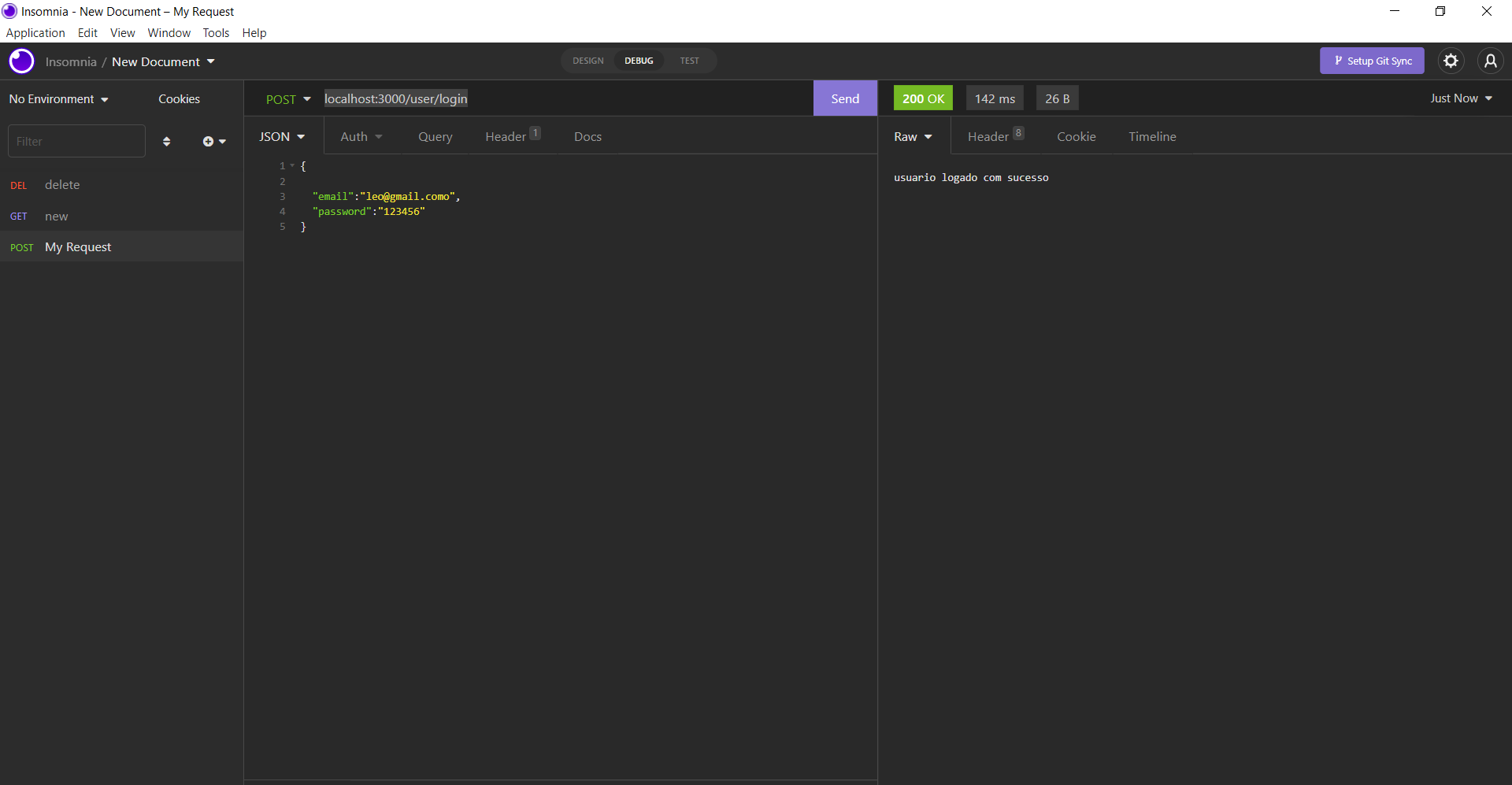 GitHub - LeonardoDaines/LoginJWT: registro e login do usuário