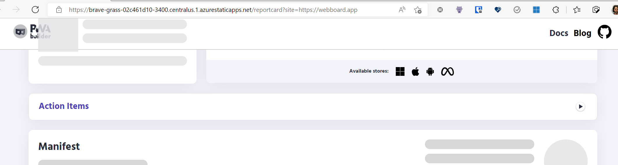 [Feedback] Certain elements render above header · Issue #3410 · pwa-builder/PWABuilder · GitHub