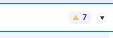 [Feedback] Consider moving the warning/error count closer to the "Action Items" header · Issue ...