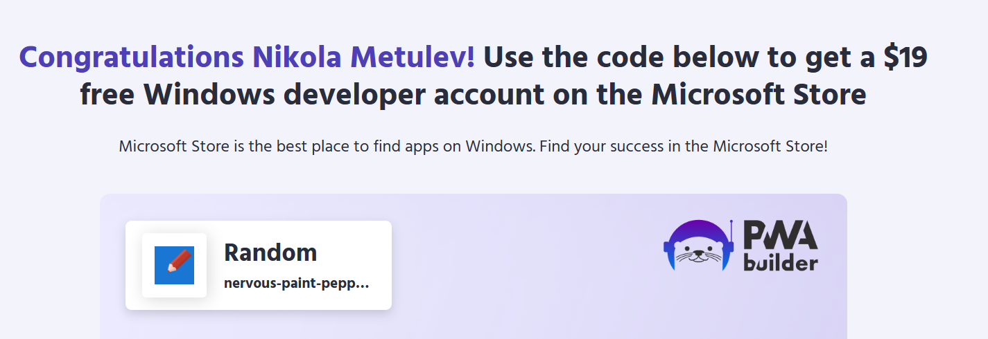 [Tokens][BUG] $19 should be crossed out in congratulations page · Issue #4220 · pwa-builder ...