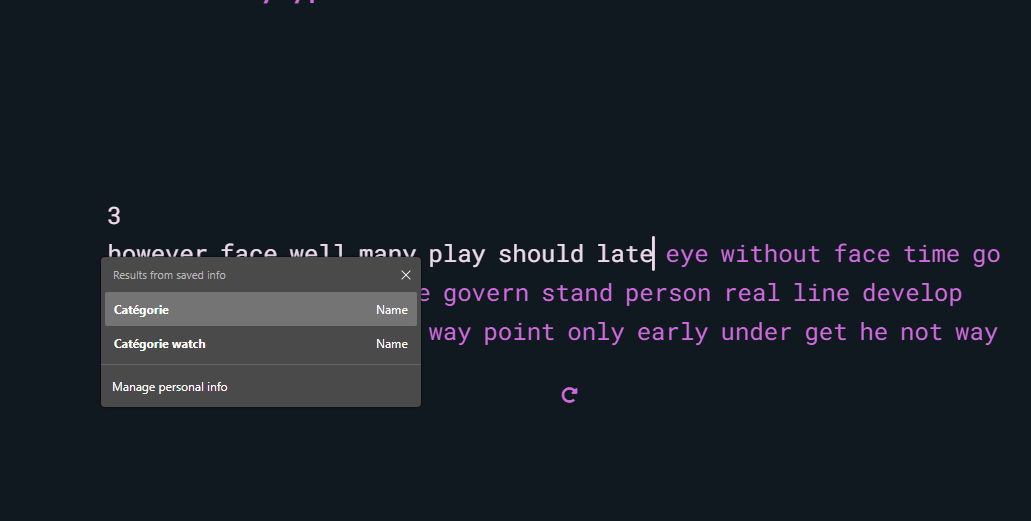 input autocomplete showing when typing · Issue #3362 · monkeytypegame/monkeytype · GitHub