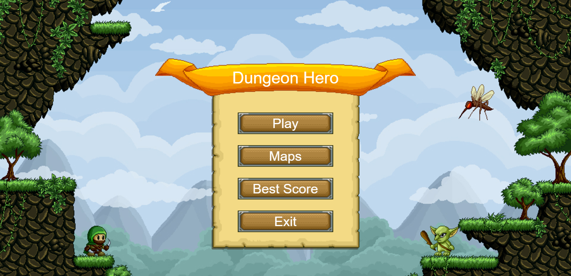 GitHub - ferencfeher38/Dungeon_Hero: 2D Platformer game with Phaser 3