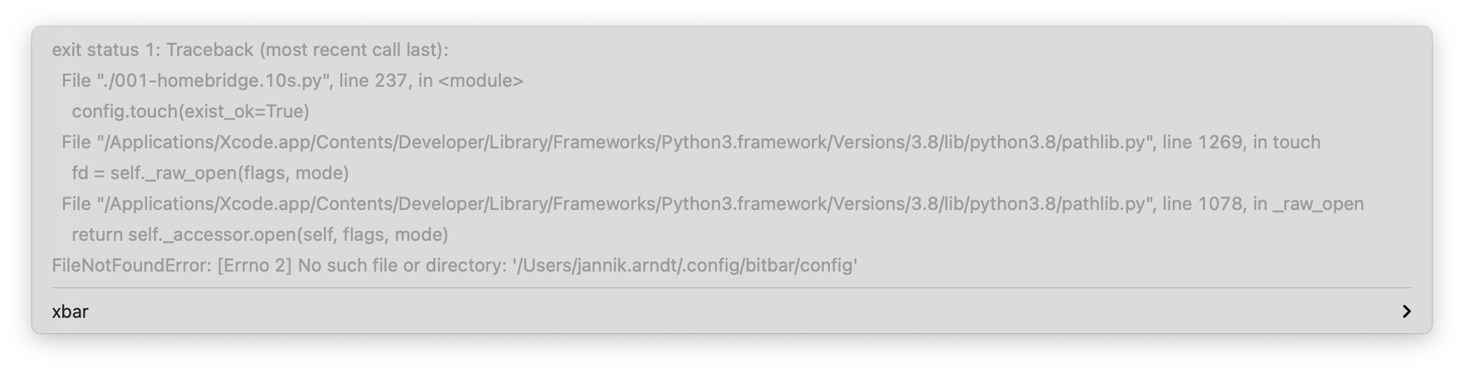 Request: Homebridge UI Plugin · Issue #1509 · matryer/xbar-plugins · GitHub