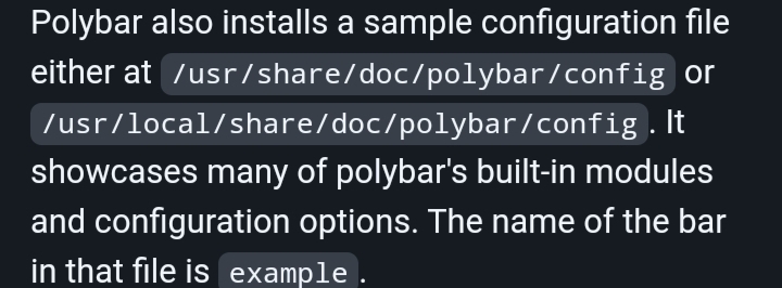 [Bug]: Can't find polybar example configuration file · Issue #444 · termux/x11-packages · GitHub