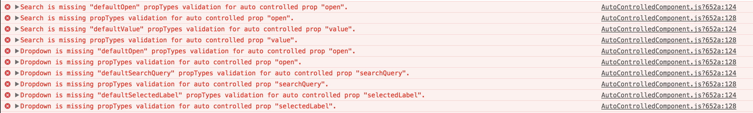 Search Is Missing Defaultopen Proptypes Validation For Auto Controlled Prop Open · Issue 4369