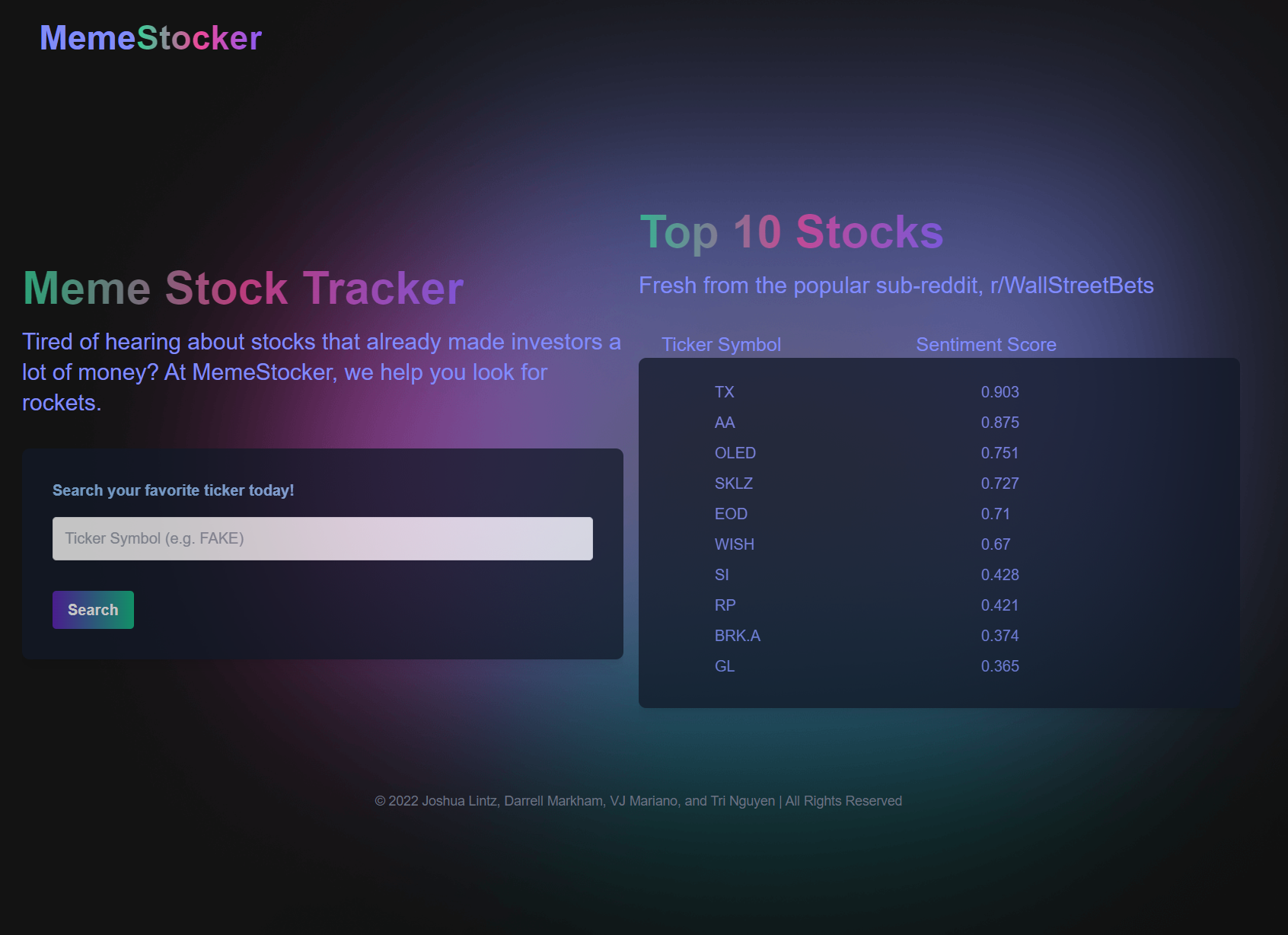 React Portfolio Website