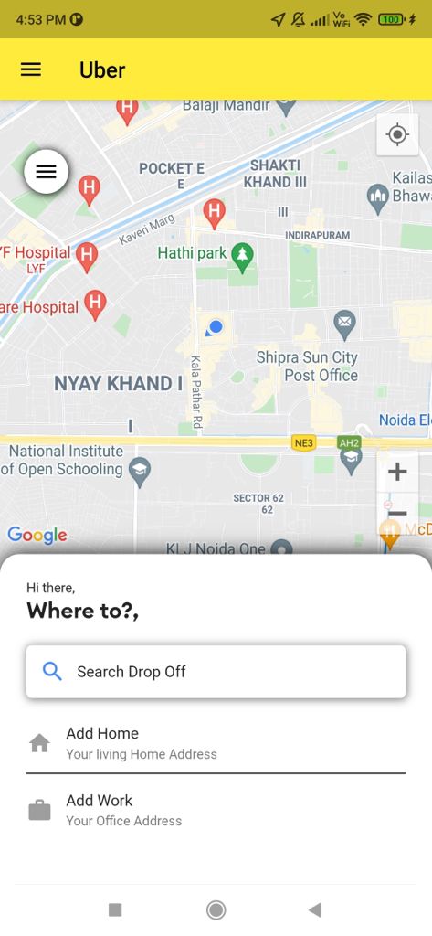GitHub - vansikasingh/Uber-Clone