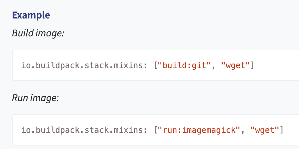 Missing "s" on label used for mixins · Issue #262 · buildpacks/docs · GitHub