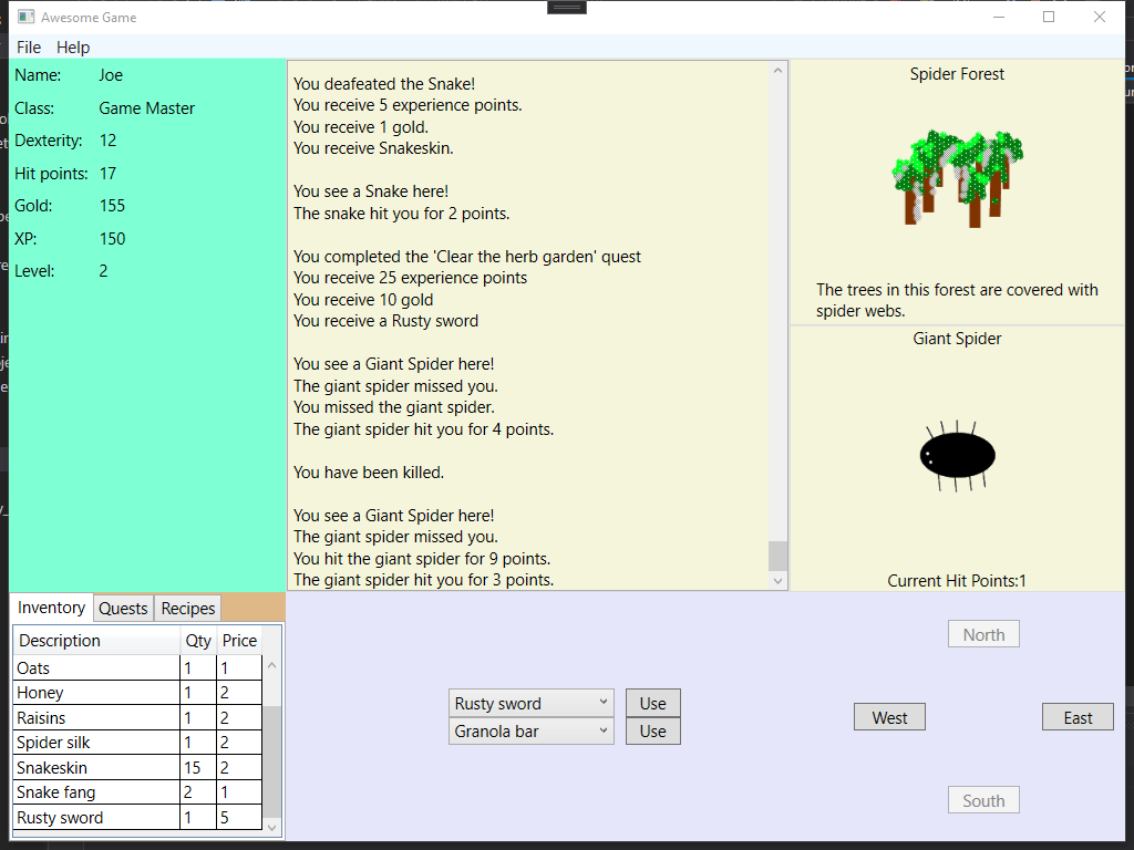 GitHub - cangnidepigu/WPF-RPG: RPG using WPF