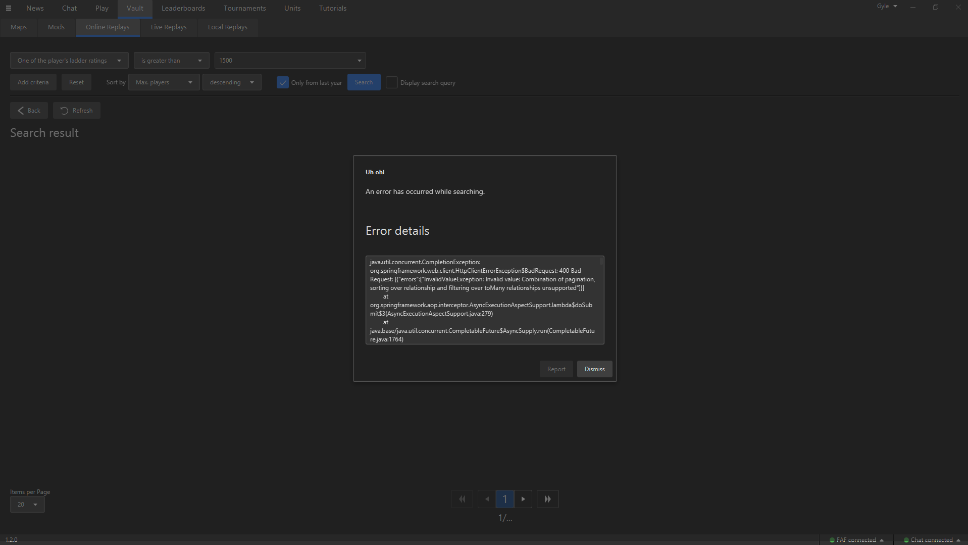 Error accessing replays in the vault · Issue #1901 · FAForever/downlords-faf-client · GitHub